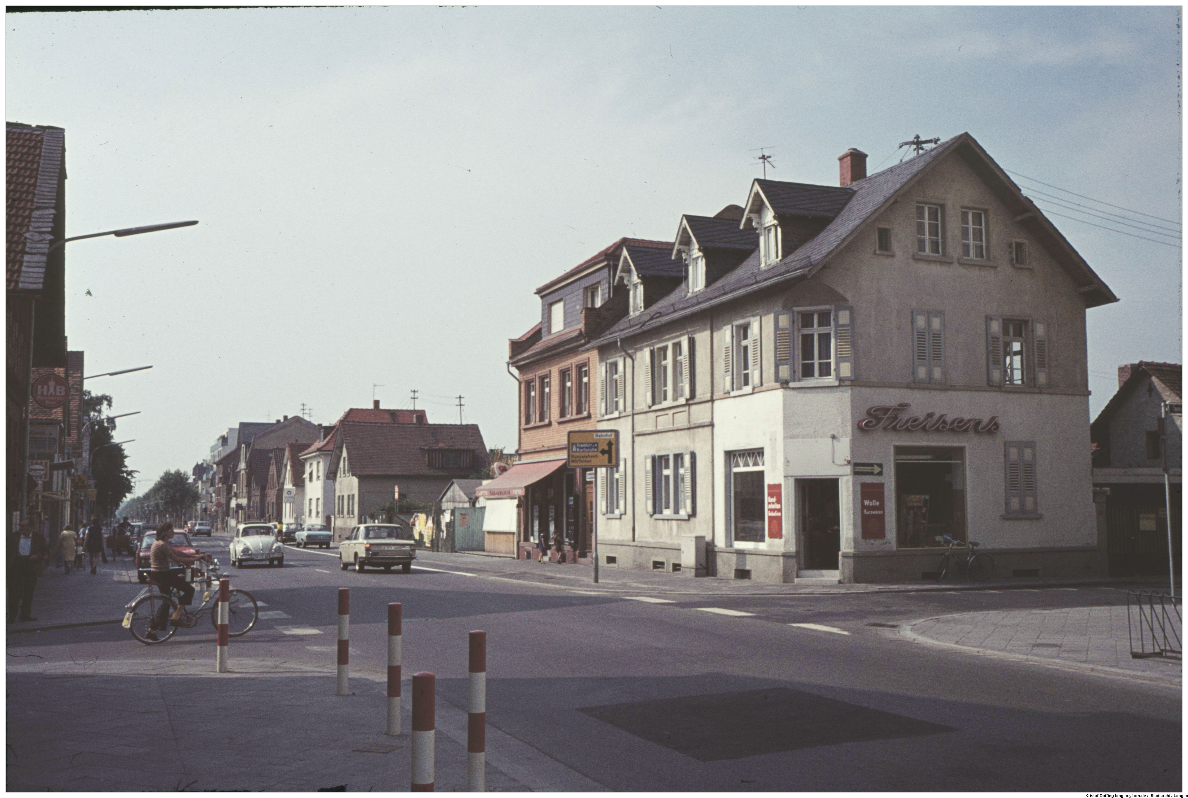 Wilhelmstrasse, Langen und Hessen : Bilder Stadtarchiv Langen