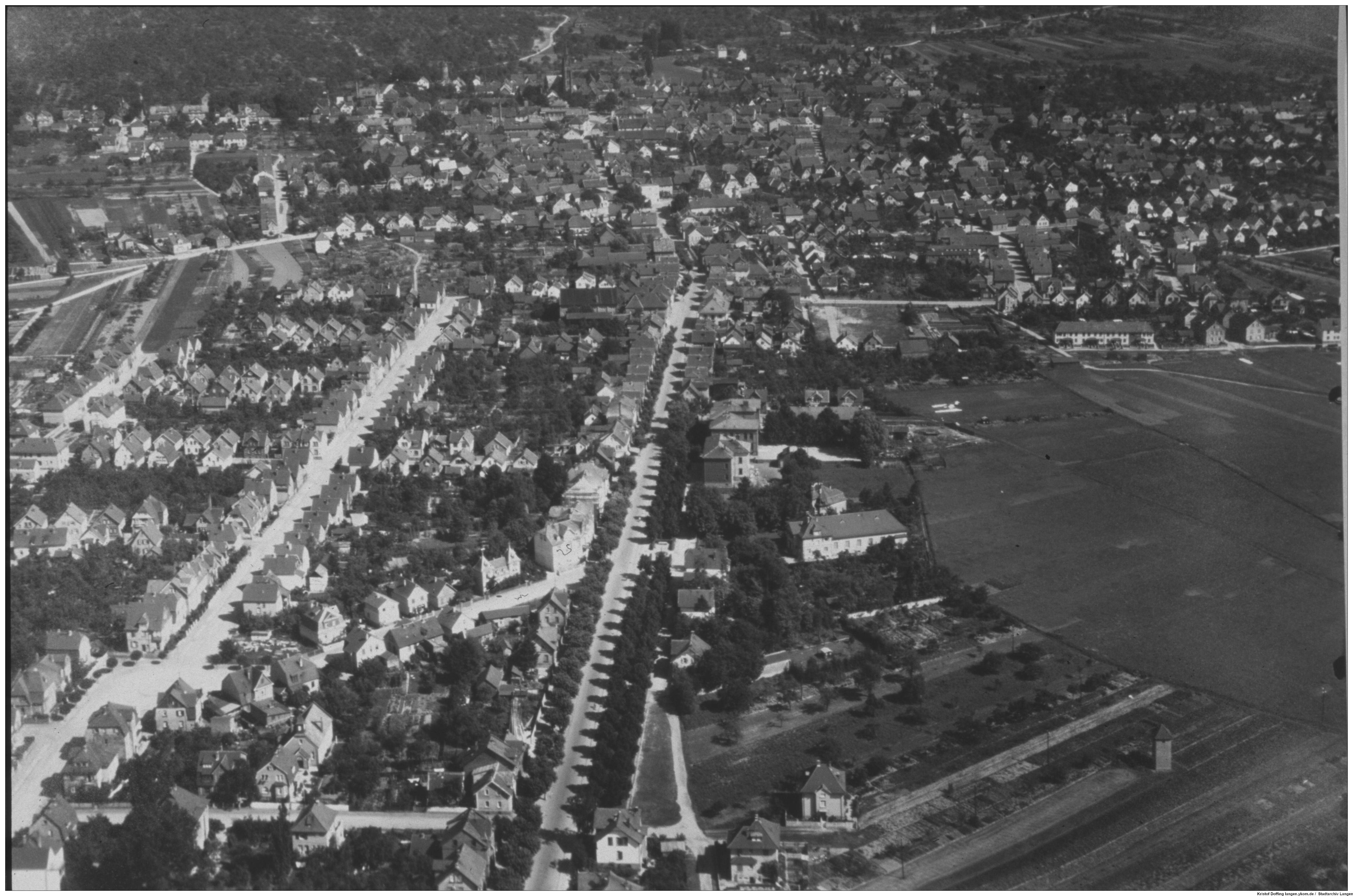 Wilhelmstrasse, Langen und Hessen : Bilder Stadtarchiv Langen