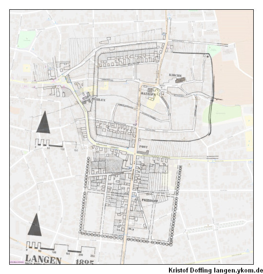 Wilhelmstrasse, Langen und Hessen : Langen Sammlung Wiki-Langen